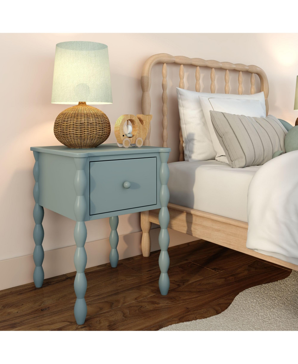 Click here for Max and Lily Jenny Lind 1 Drawer Nightstand - Mead... prices