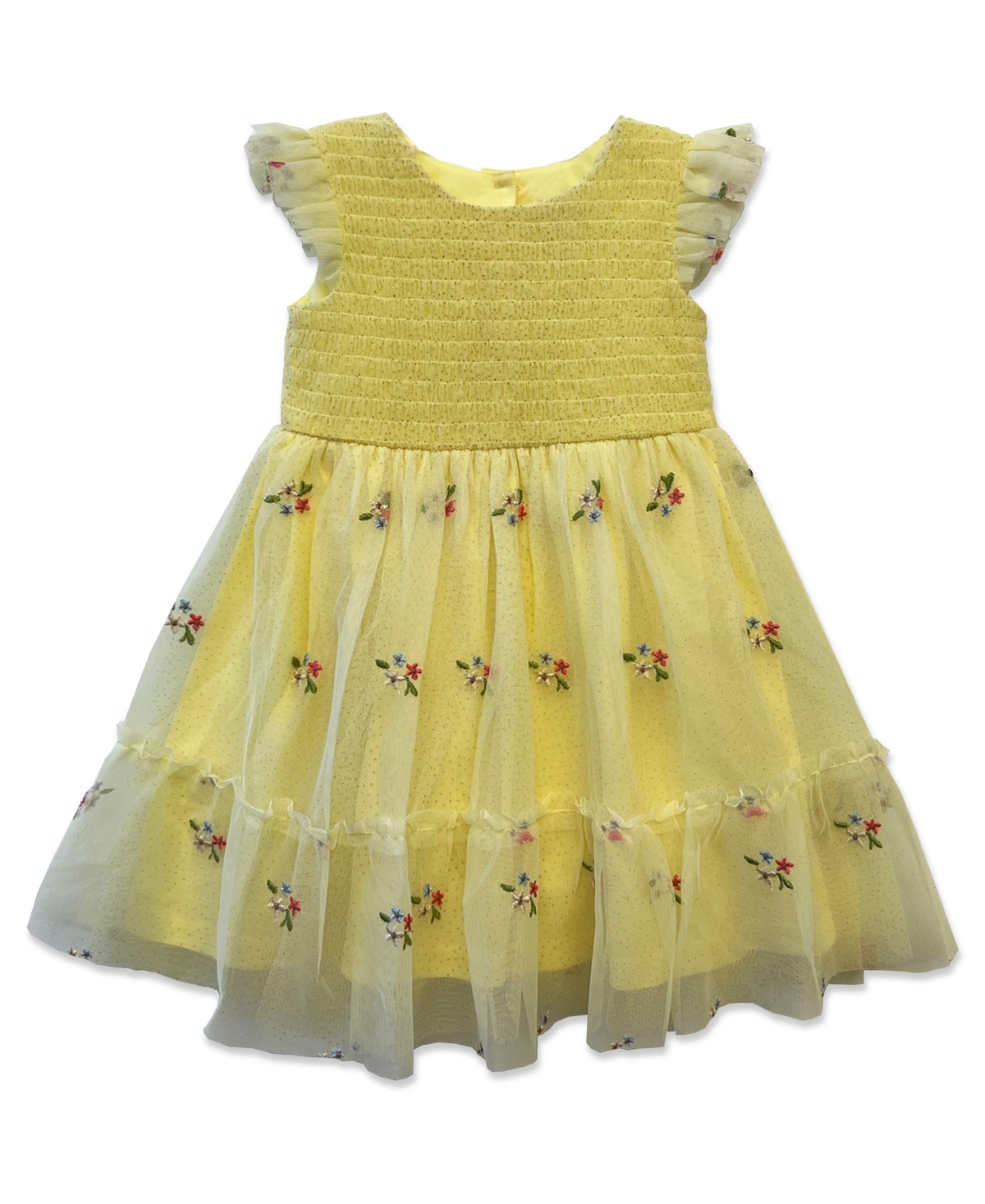 Click here for Blueberi Boulevard Girls 2T-6X Floral Embroidered... prices