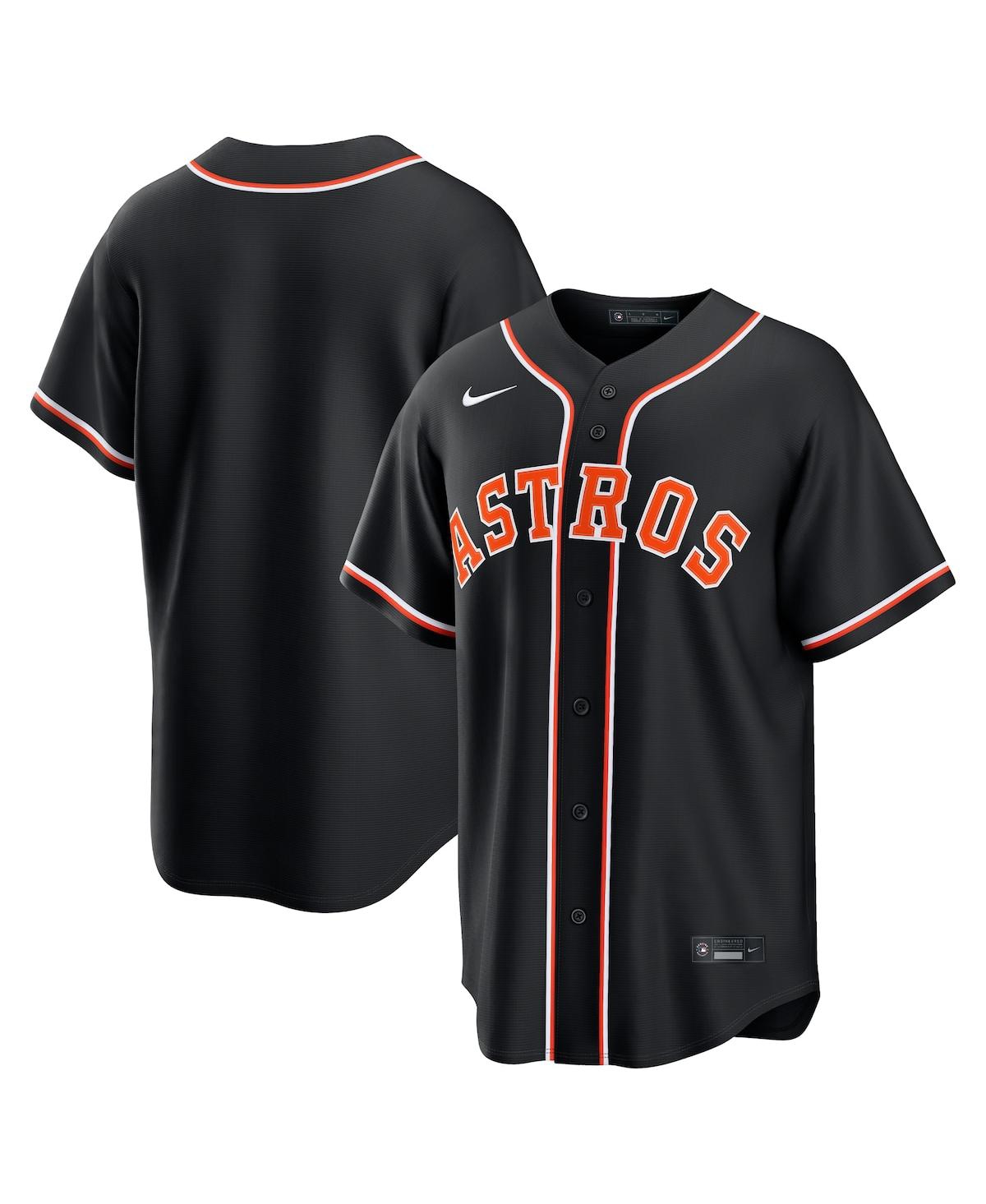Click here for Nike Mens Black Houston Astros 2026 Replica Fashio... prices