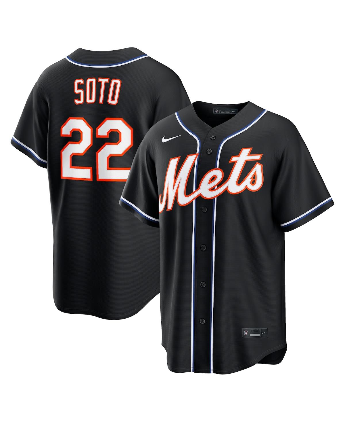 Click here for Nike Mens Juan Soto Black New York Mets 2026 Repli... prices