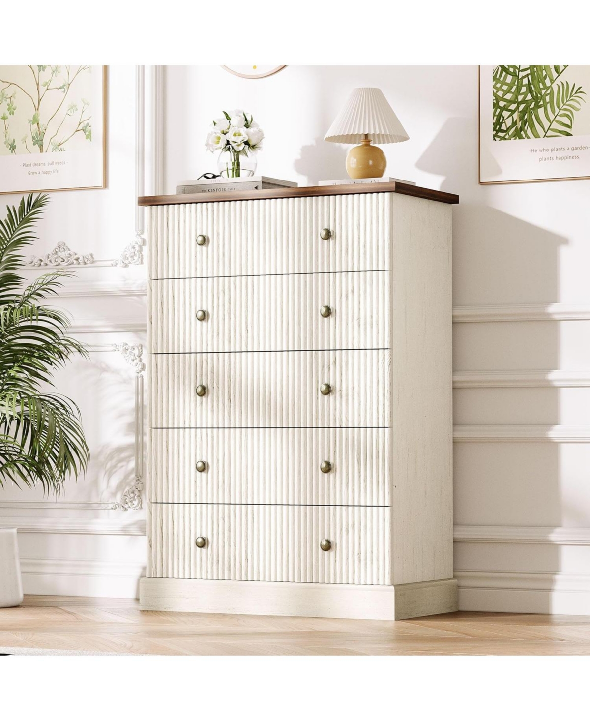 Click here for gaomon 5 Drawer Dresser for Bedroom  Tall Vertical... prices
