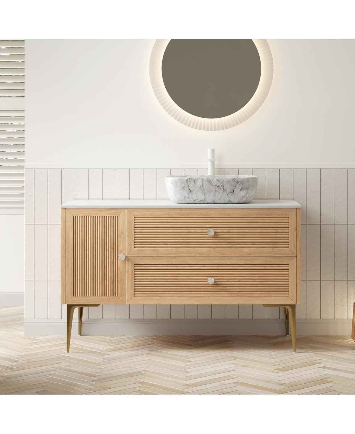 Click here for Sillysis 36 Inch Modern Bathroom Vanity with Ceram... prices