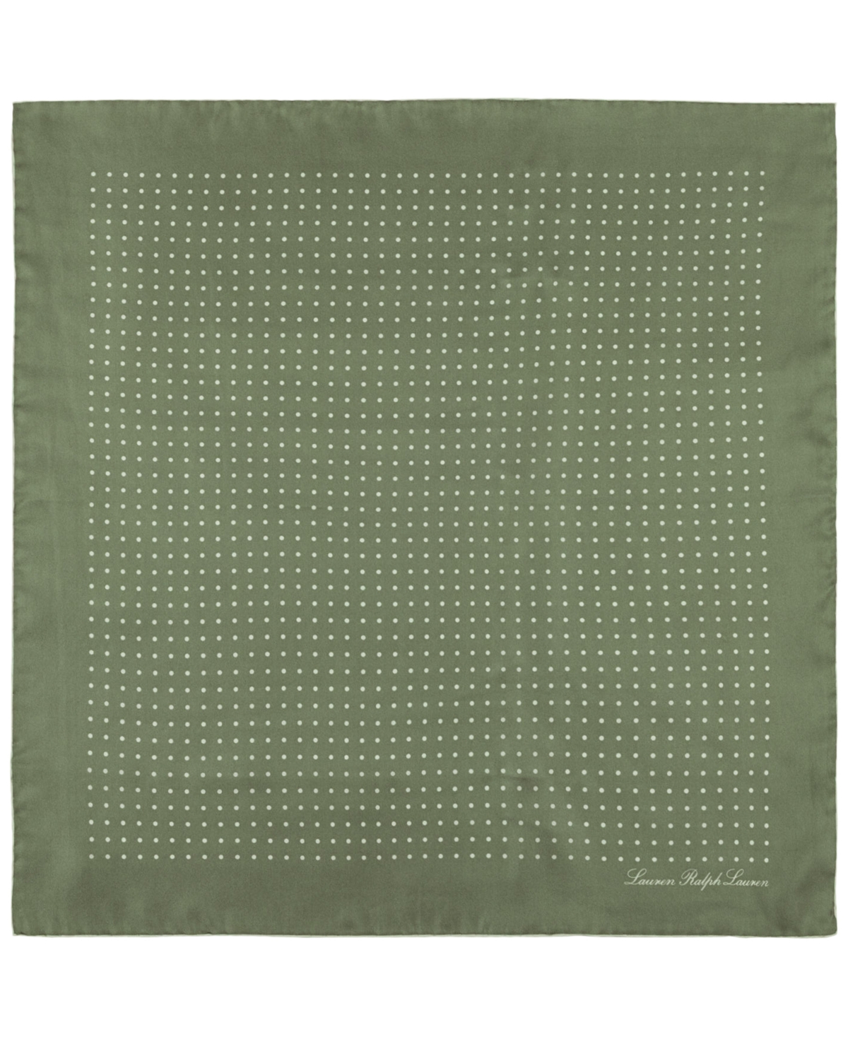 Click here for Lauren Ralph Lauren Core Dot Square Scarf - Olive prices