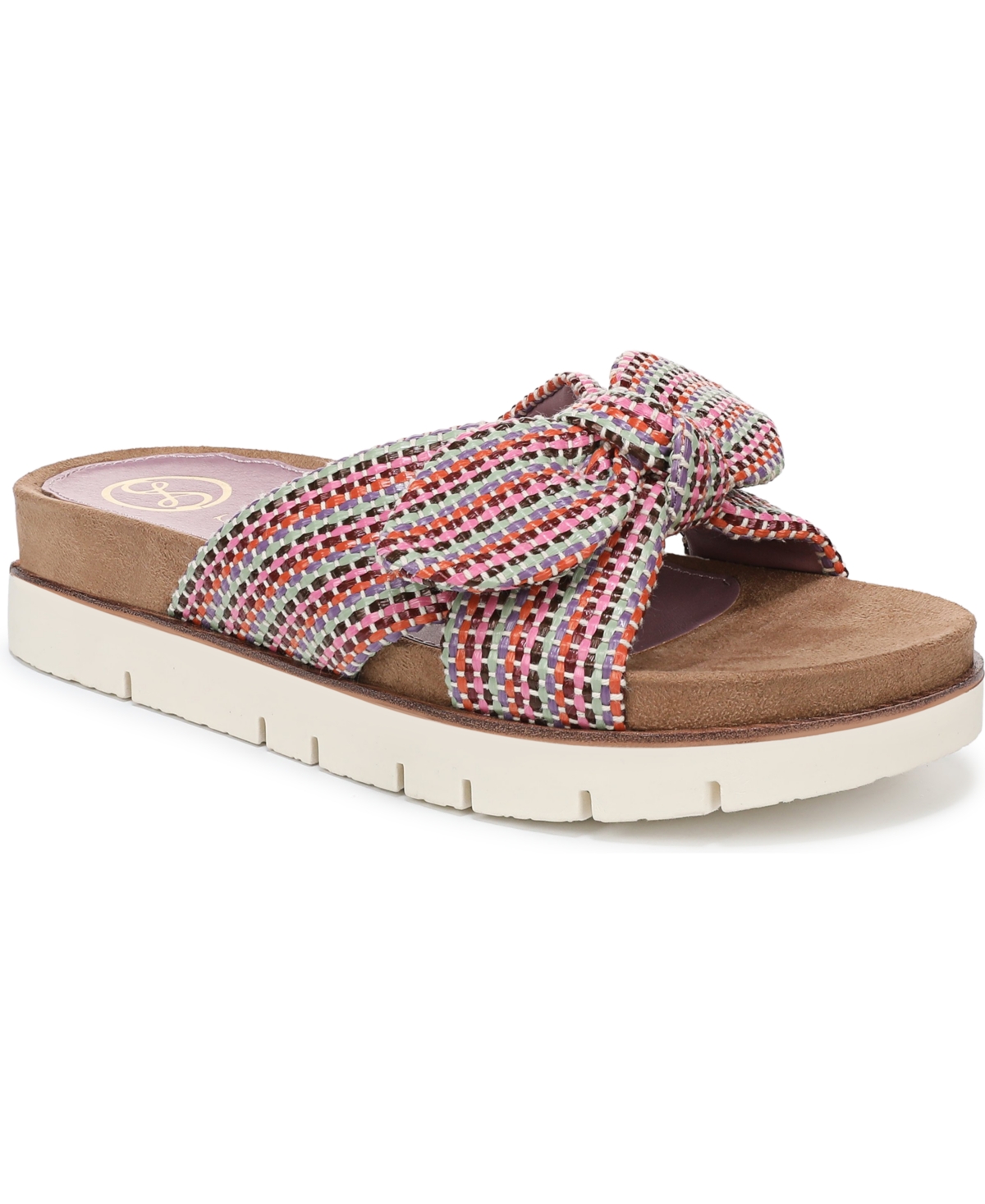 Click here for Sam and Libby Womens Astrid Bow Platform Footbed S... prices