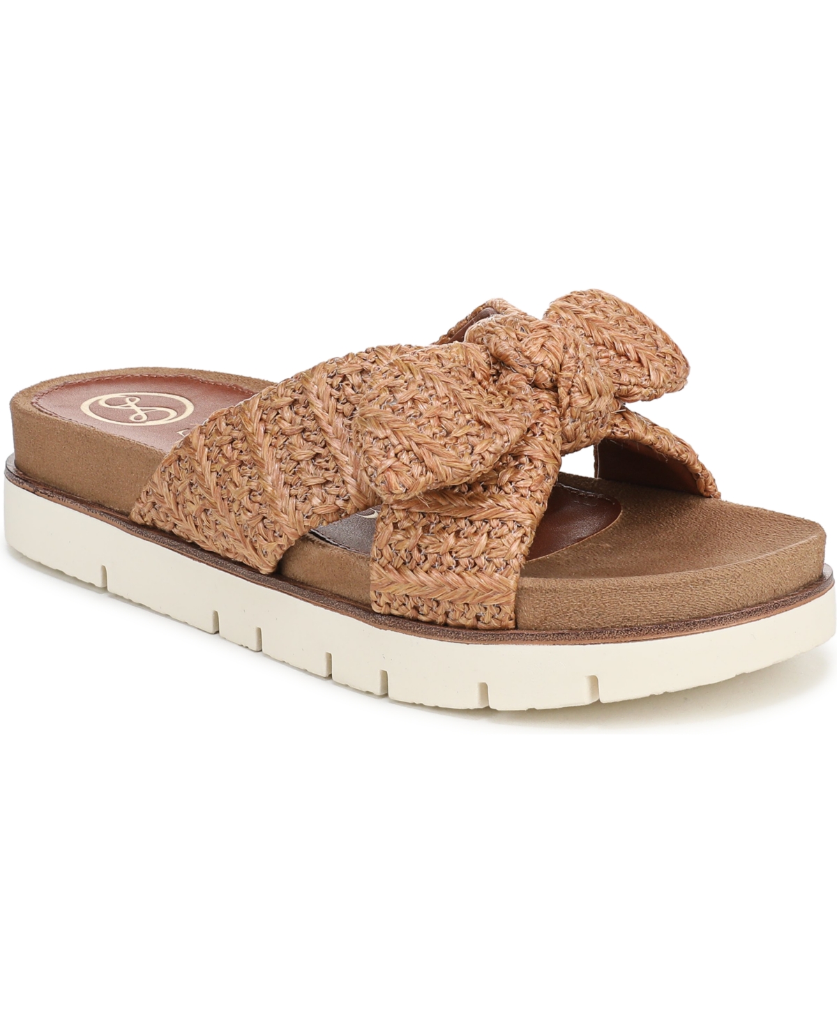 Click here for Sam and Libby Womens Astrid Bow Platform Footbed S... prices