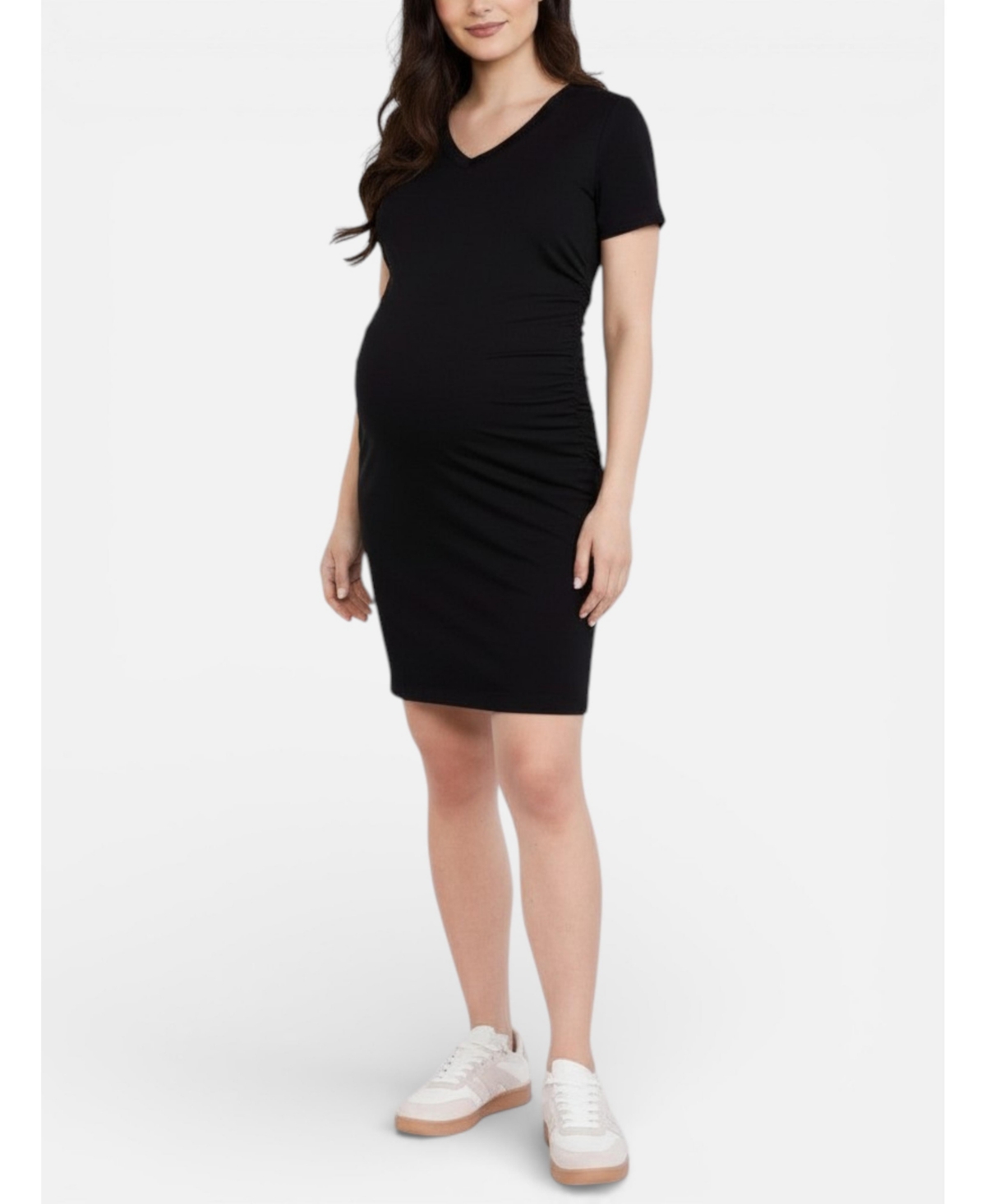 Click here for Motherhood Maternity Womens Motherhood V-Neck Shor... prices
