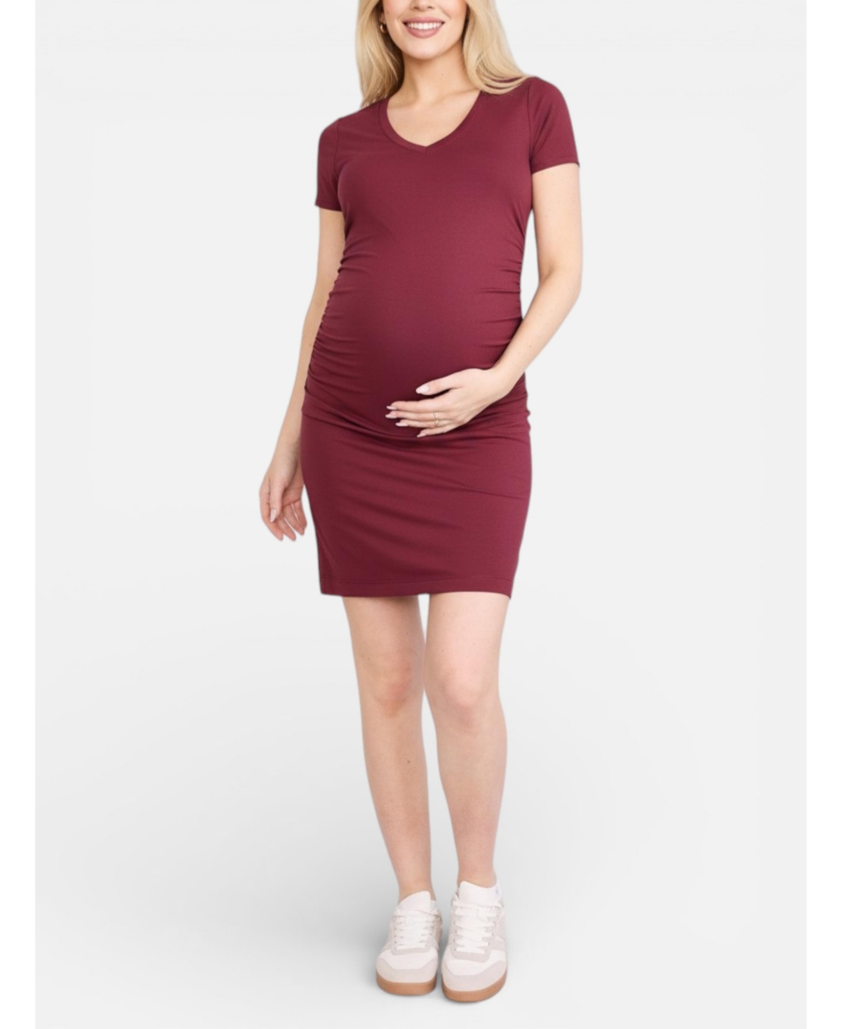 Click here for Motherhood Maternity Womens Motherhood V-Neck Shor... prices