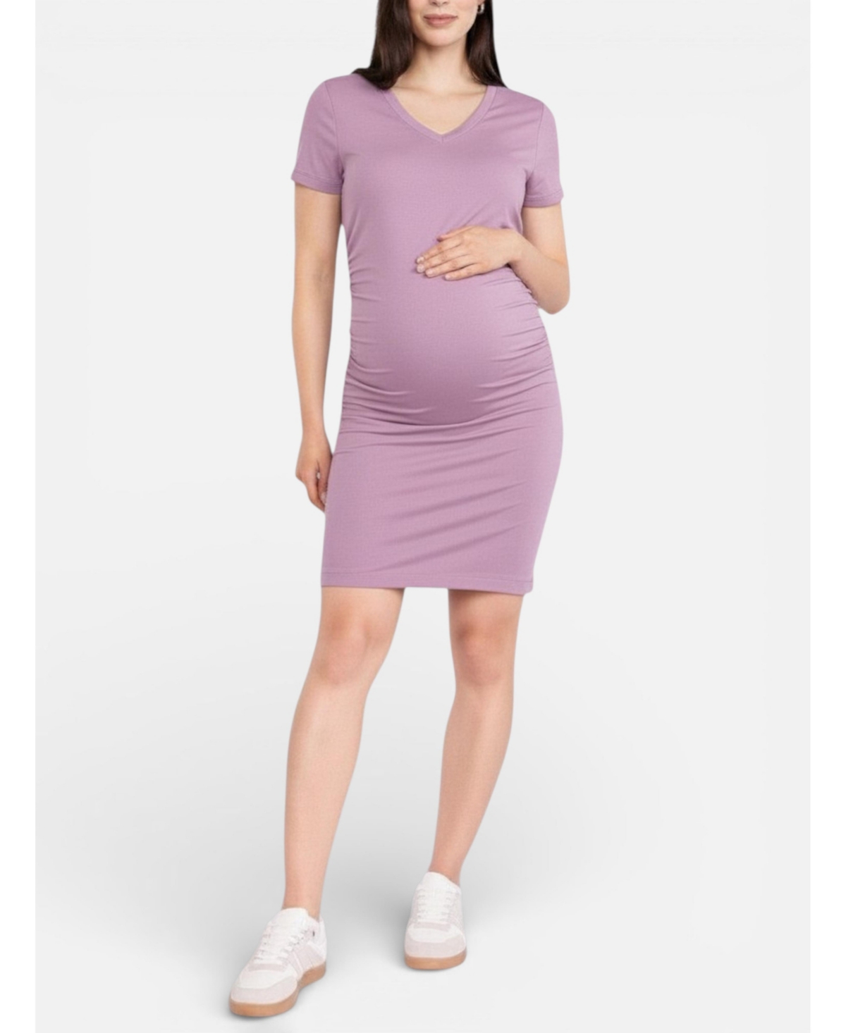 Click here for Motherhood Maternity Womens Motherhood V-Neck Shor... prices