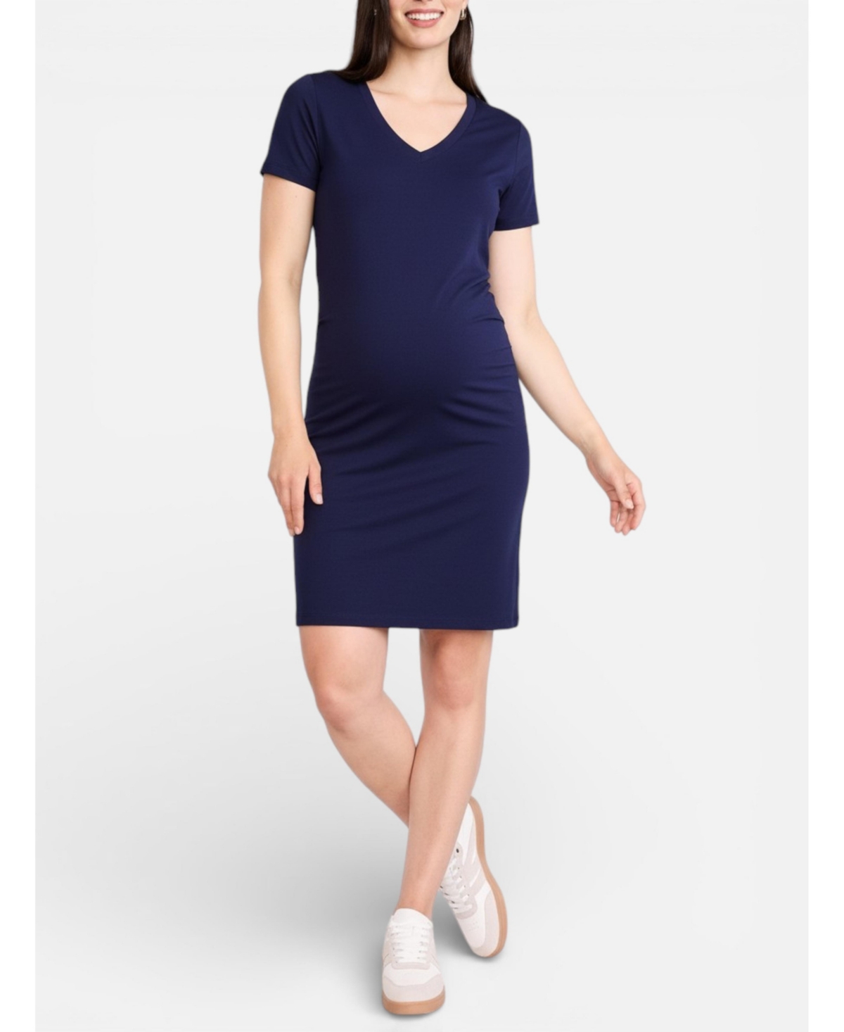 Click here for Motherhood Maternity Womens Motherhood V-Neck Shor... prices