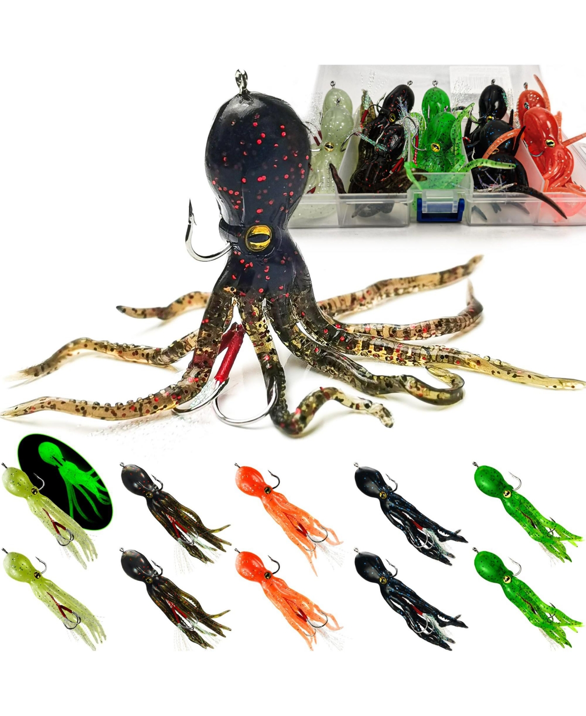 Click here for Gnuadz Soft Swimbaits Pre-rigged Jig Heads Paddle... prices