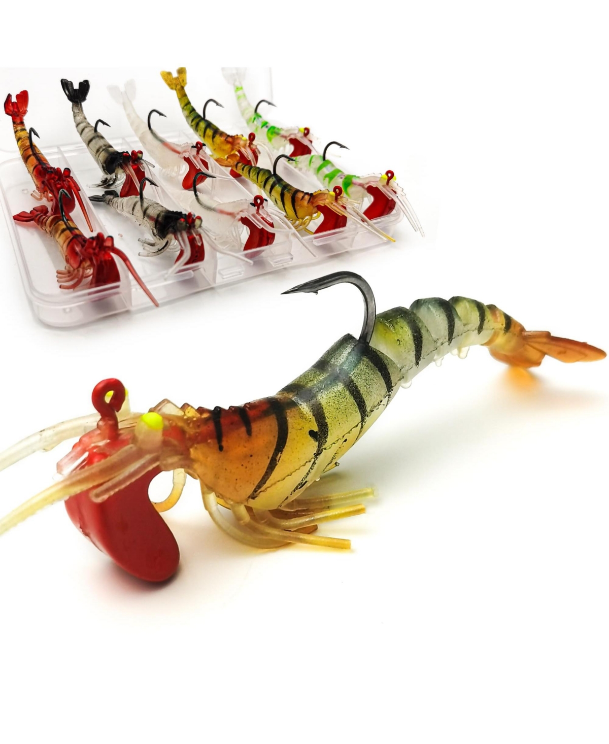 Click here for Gnuadz Soft Swimbaits Pre-rigged Jig Heads Paddle... prices