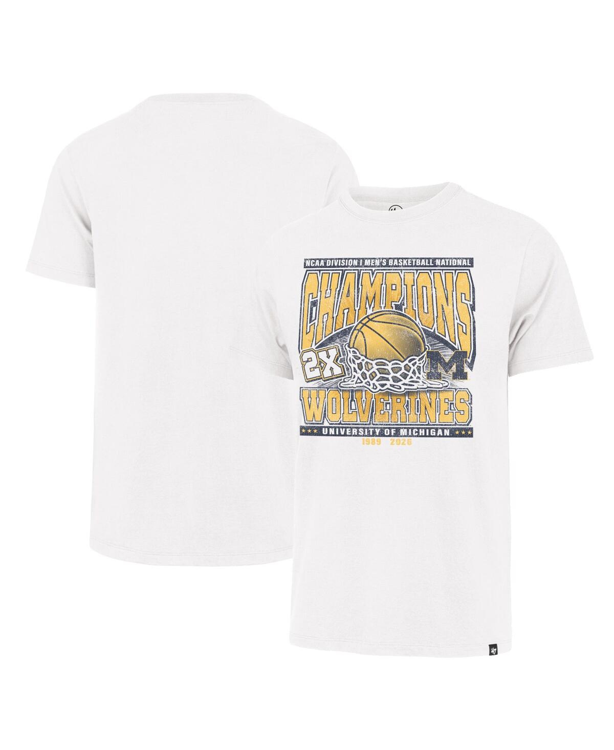 Click here for 47 Brand Mens White Michigan Wolverines Two-Time N... prices