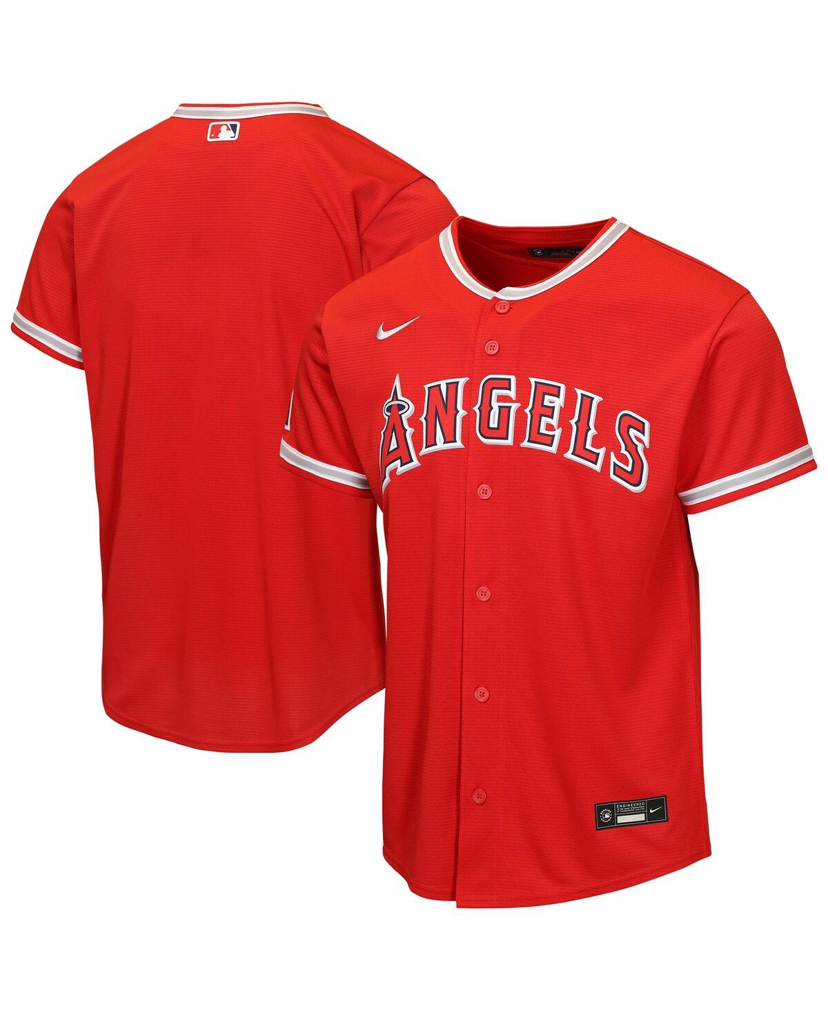 Click here for Nike Big Boys and Girls Red Los Angeles Angels Alt... prices