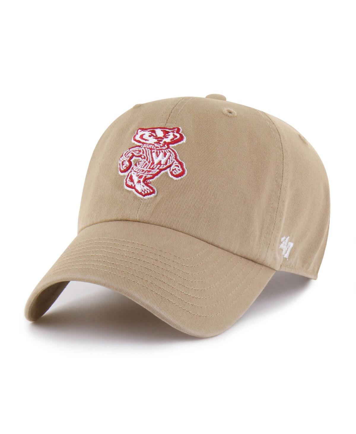 Click here for 47 Brand Mens Khaki Wisconsin Badgers Vault Clean... prices