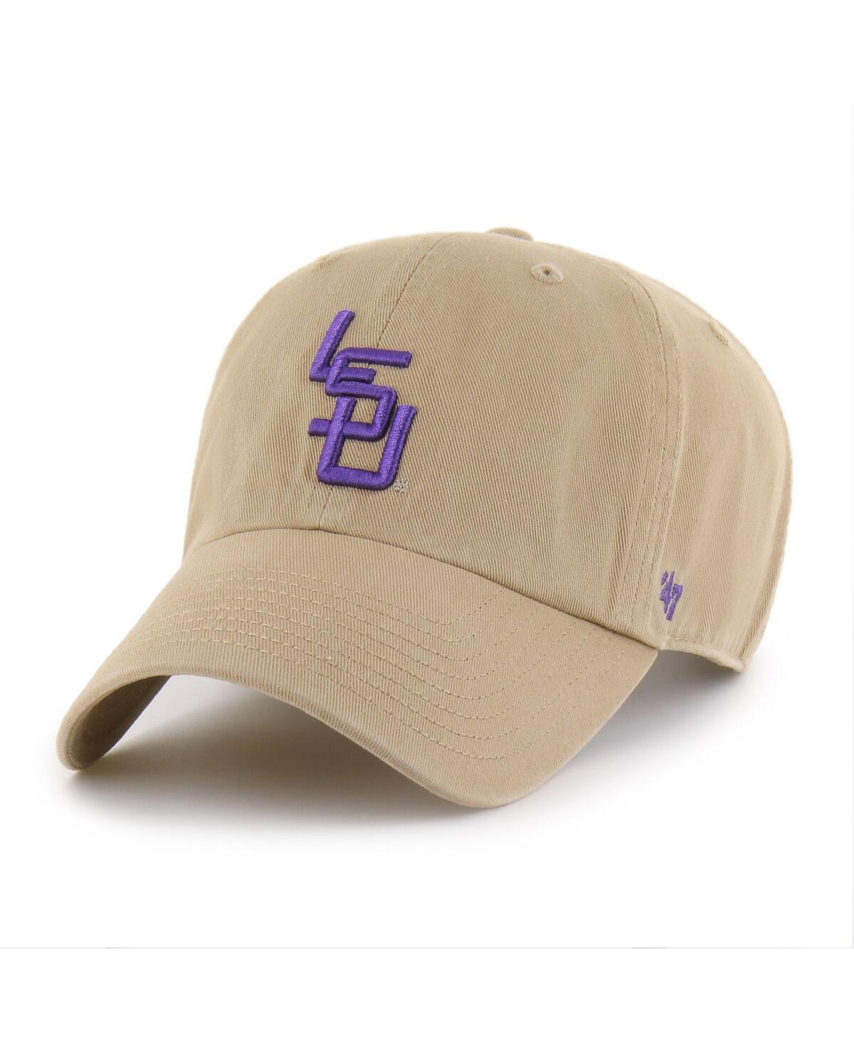 Click here for 47 Brand Mens Khaki Lsu Tigers Vault Clean Up Adju... prices