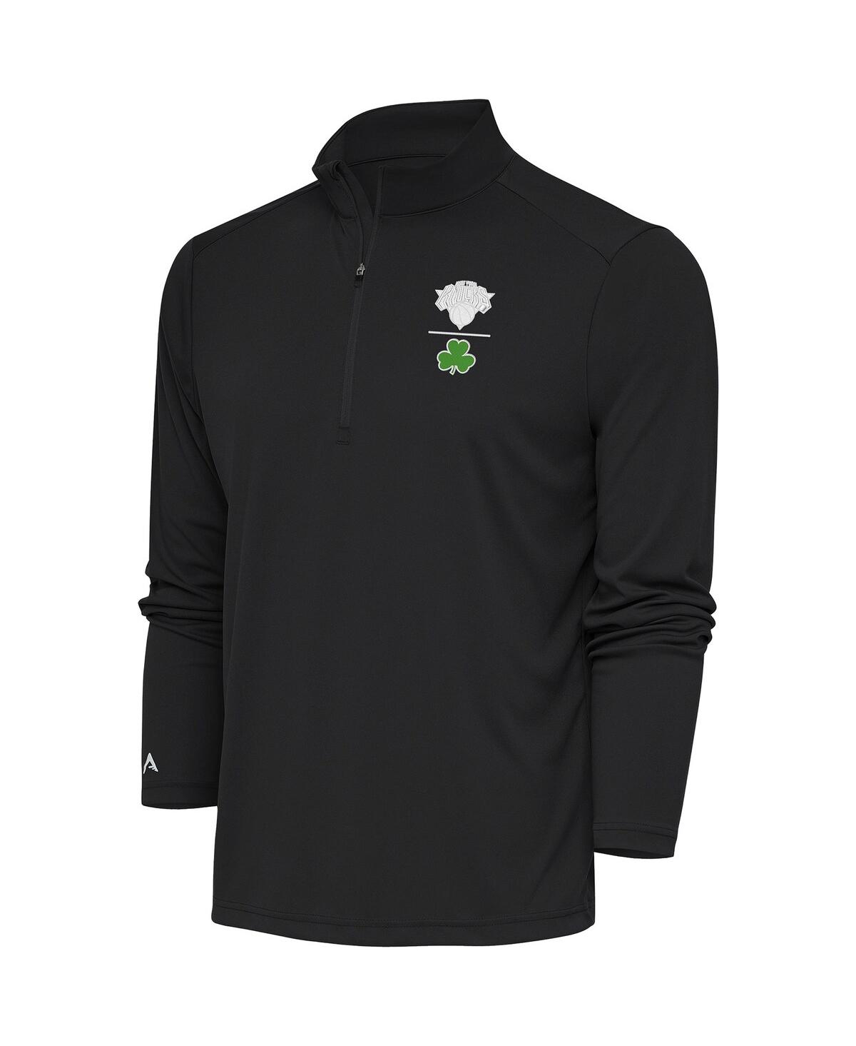 Click here for Antigua Mens Charcoal New York Knicks Shamrock Tri... prices