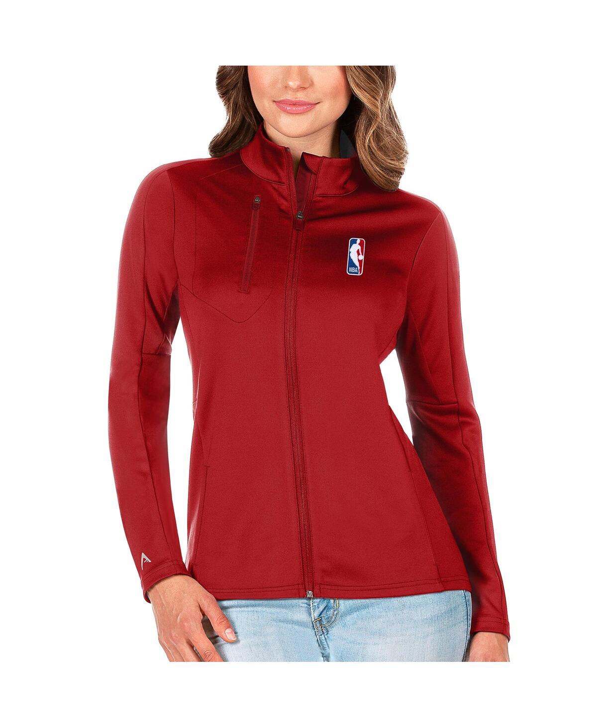 Click here for Antigua Womens Red Nba Logoman Generation Full-Zip... prices