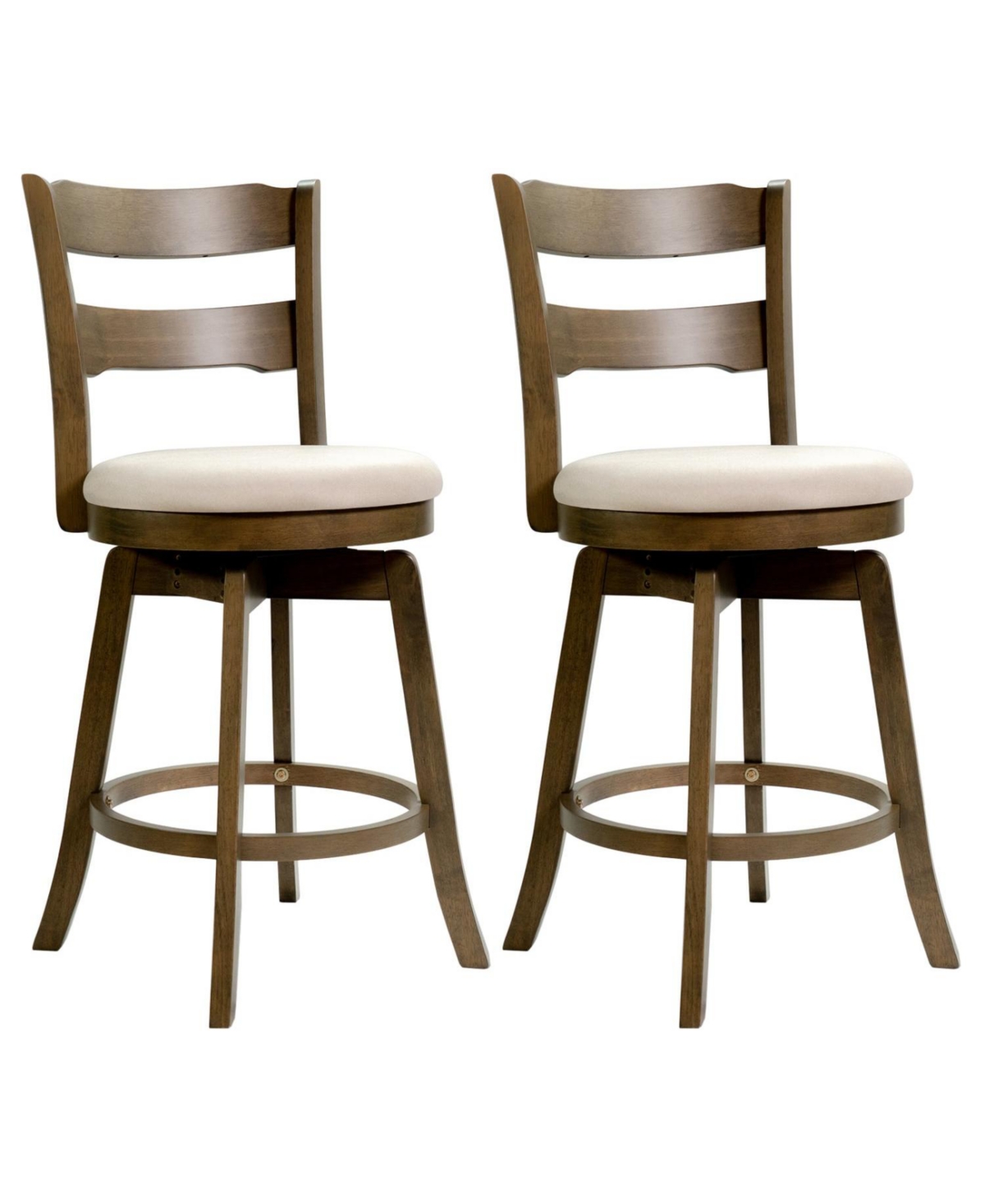 Click here for Slickblue Set of 2 Swivel Counter Stools with Back... prices