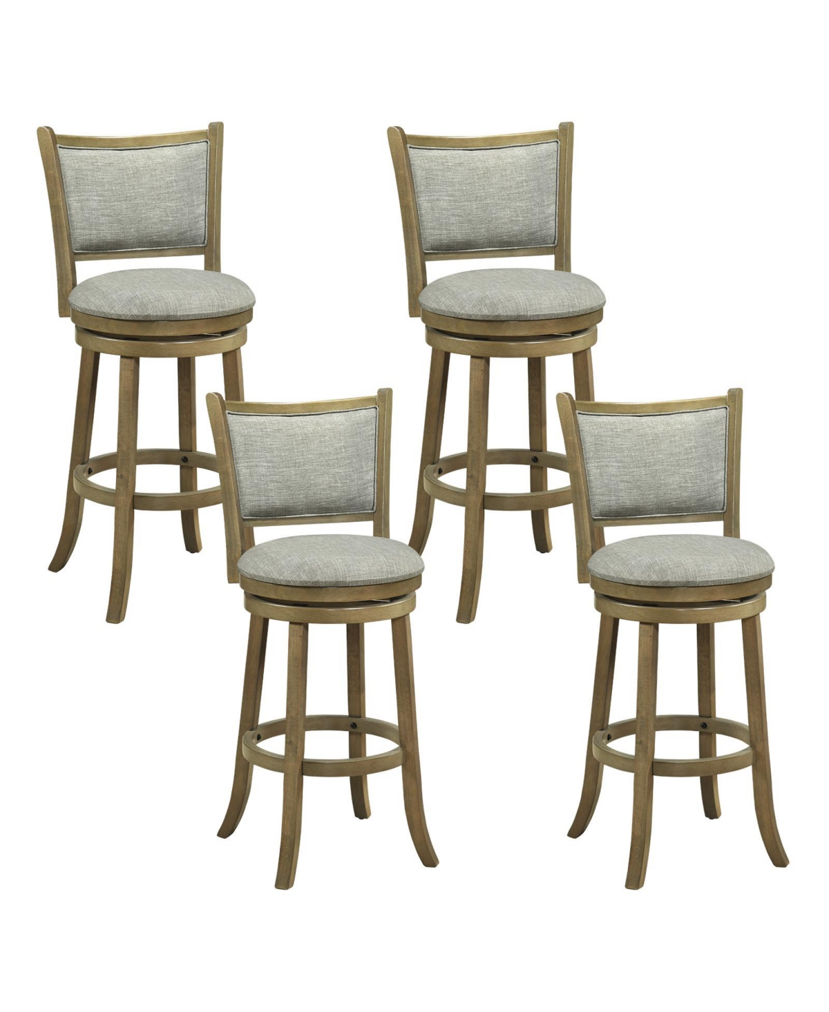 Click here for Gymax Swivel Bar Stools Set of 4 30 Inch Bar Heigh... prices
