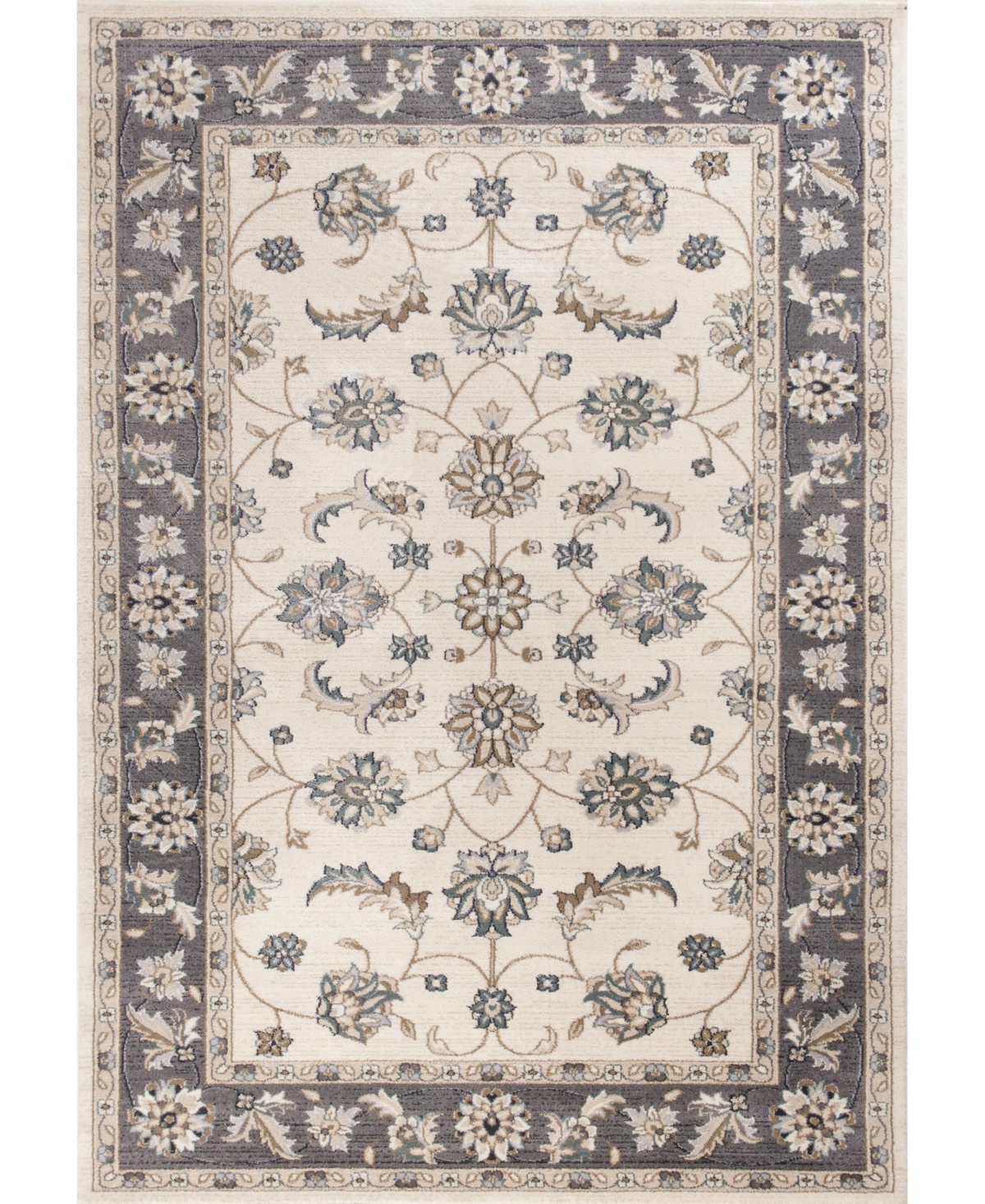 Click here for Kas Avalon Mahal 53 x 77 Area Rug - 5612 Ivory/Gre... prices