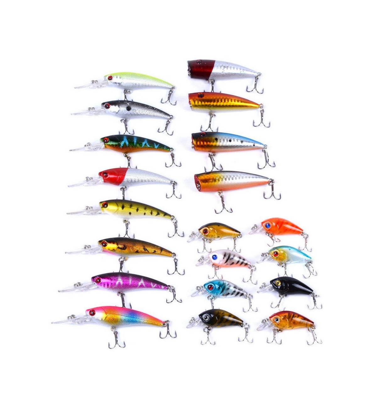 Click here for Gnuadz Fishing Lures Kit Minnow Popper Crank Baits... prices