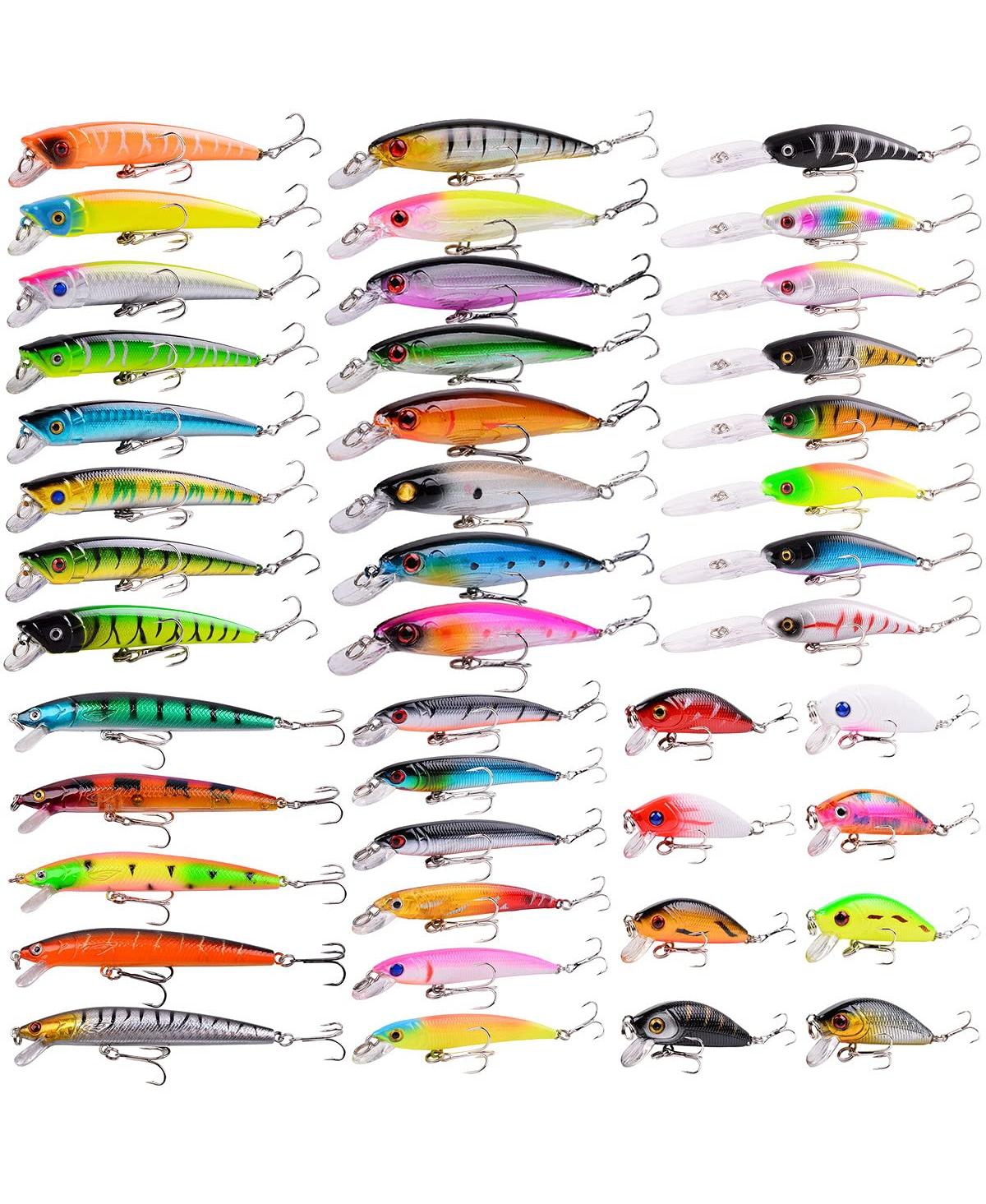 Click here for Gnuadz Fishing Lures Kit Minnow Popper Crank Baits... prices