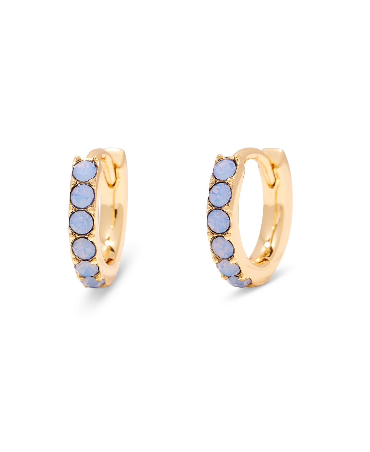 Click here for brook & york Gold-Tone Plated Kara Opal Huggie Ear... prices