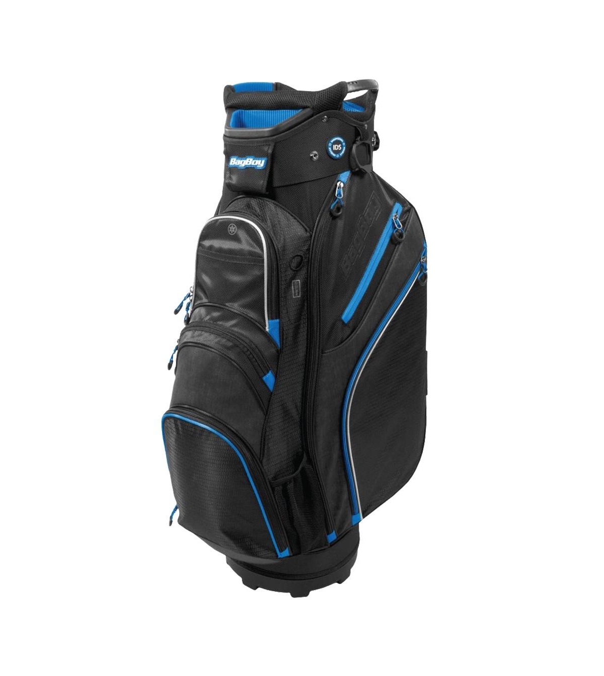 Click here for Bag Boy Chiller Golf Cart Bag - Black/royal/silver prices