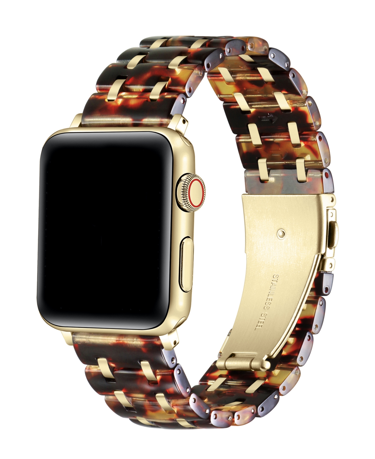 Click here for Posh Tech Alana Resin Band for Apple Watch - Brown prices