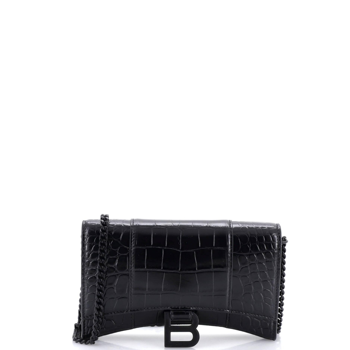 Click here for Pre-Owned Balenciaga Hourglass Chain Wallet Emboss... prices