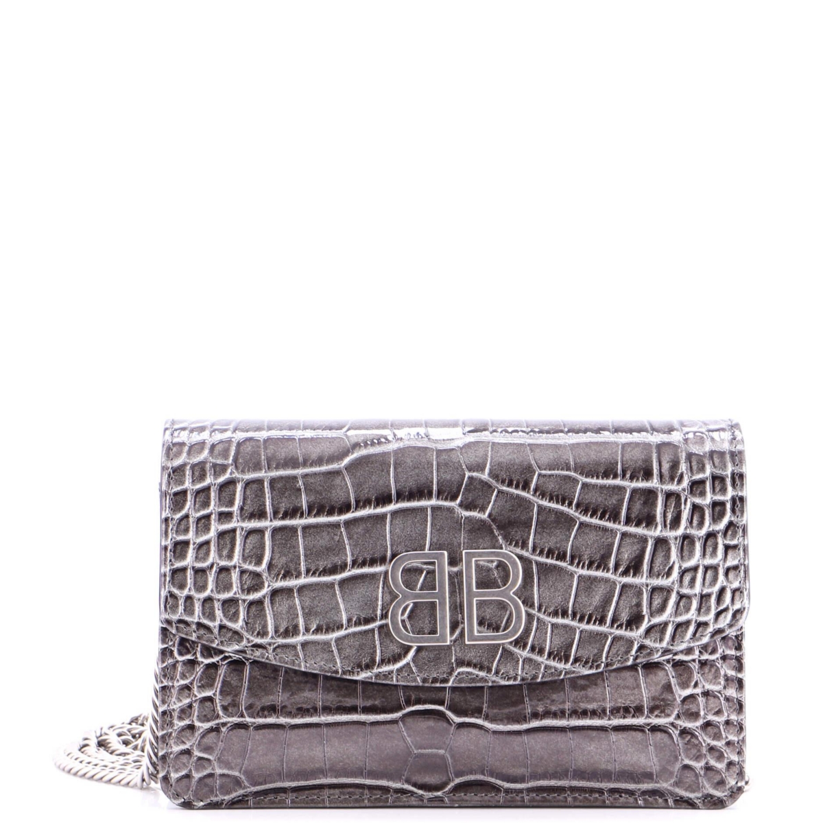 Click here for Pre-Owned Balenciaga Small Bb Chain Round Shoulder... prices