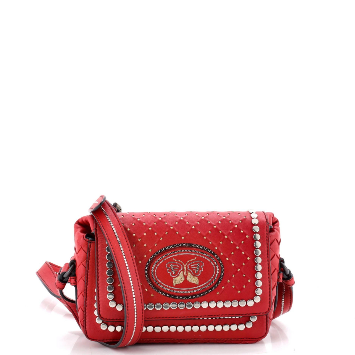 Click here for Pre-Owned Bottega Veneta Small Flap Crossbody Bag... prices