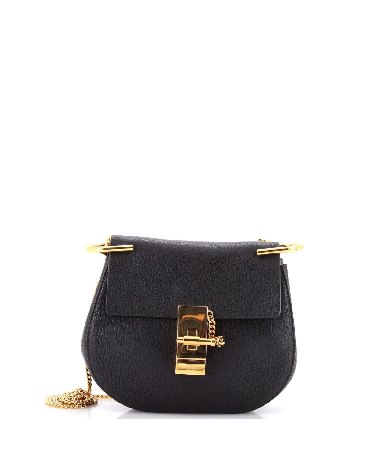 Click here for Pre-Owned Chloe Mini Drew Crossbody Bag Leather -... prices