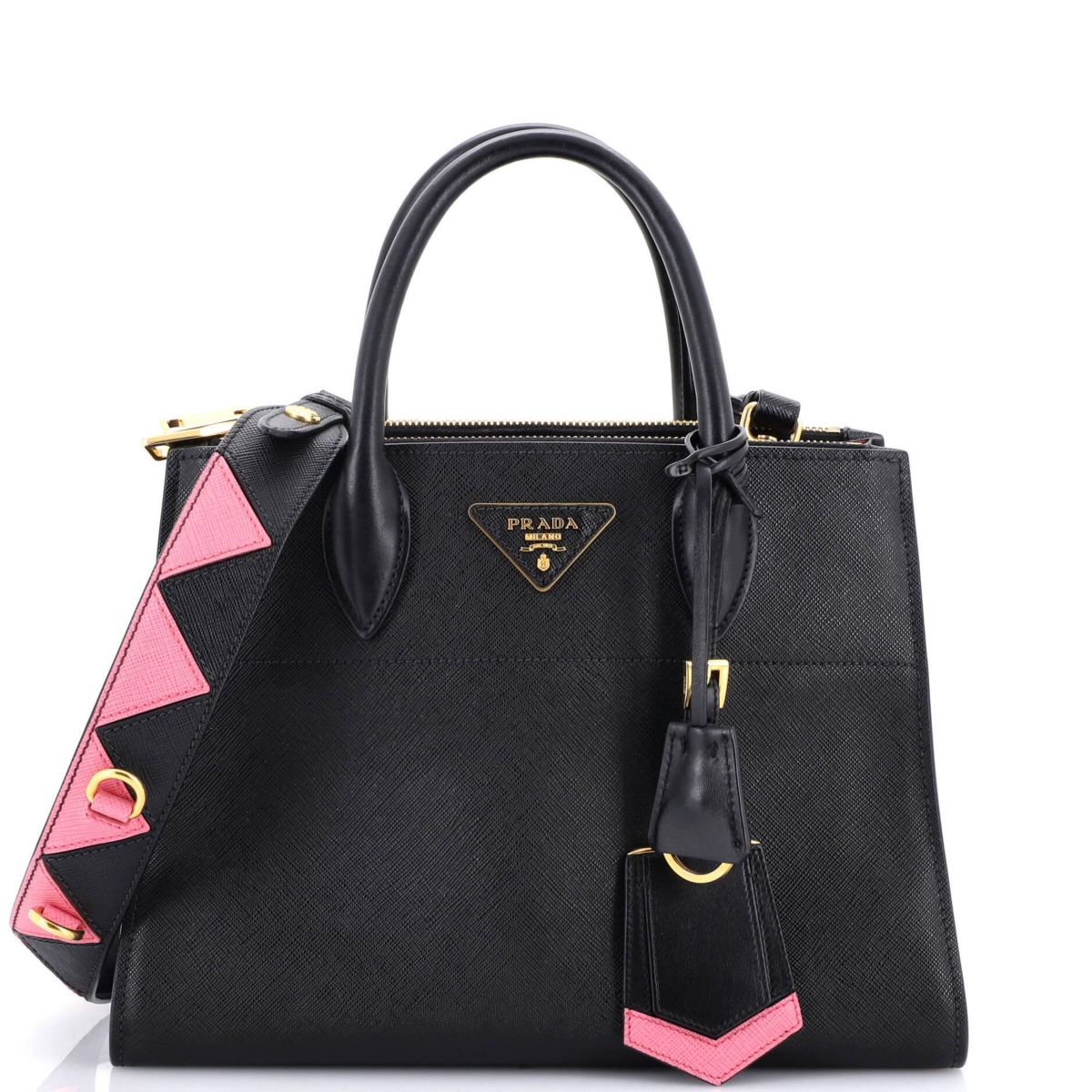 Click here for Pre-Owned Prada Medium Paradigme Tote Saffiano Lea... prices