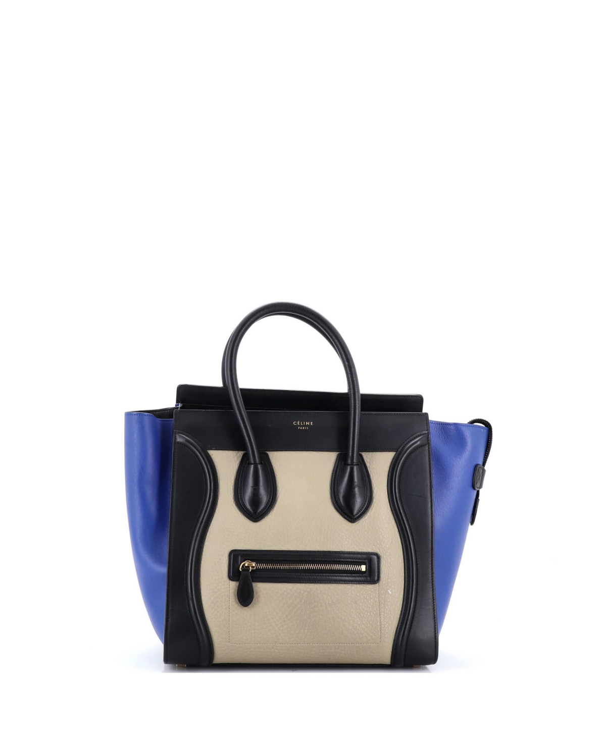 Click here for Pre-Owned Celine Mini Tricolor Luggage Bag Leather... prices