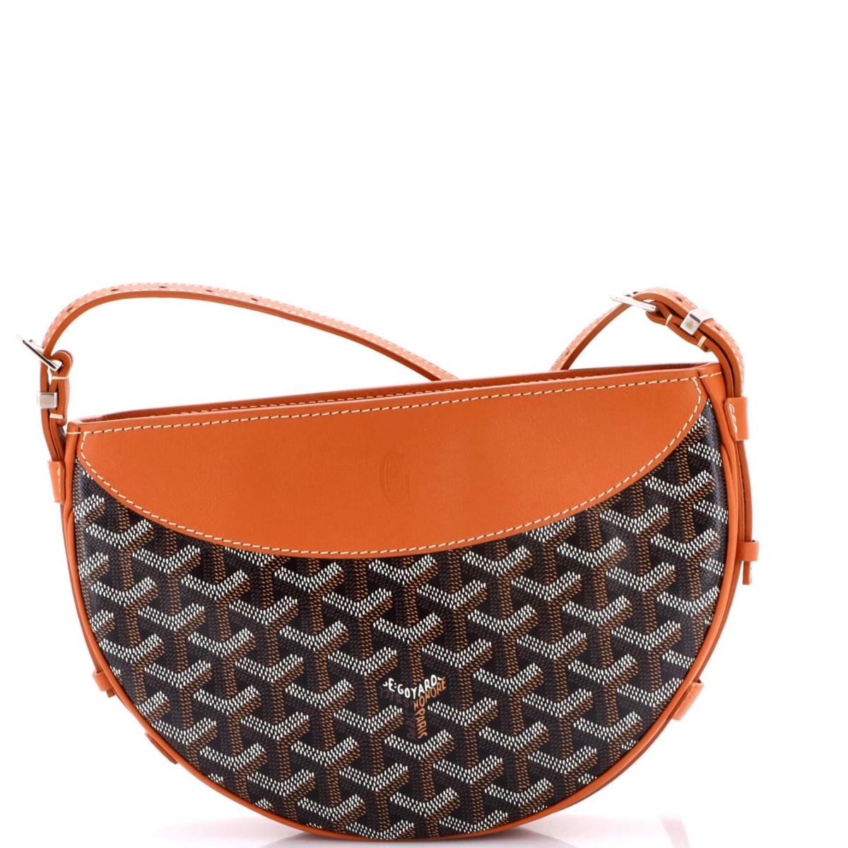 Click here for Pre-Owned Goyard Hirondelle Shoulder Bag Coated Ca... prices