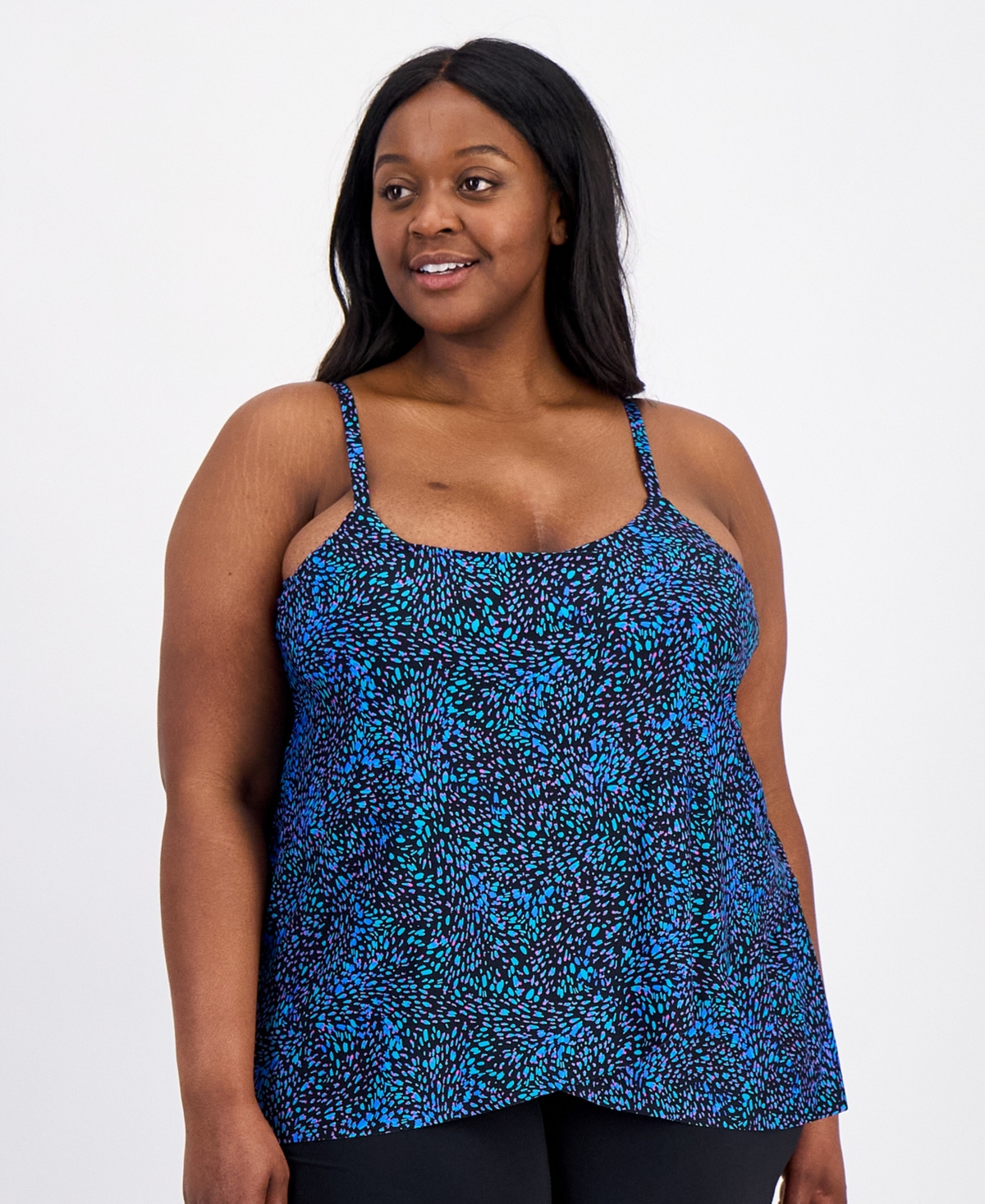 Click here for Island Escape Plus Size Cape Town Scoop Neck Tanki... prices