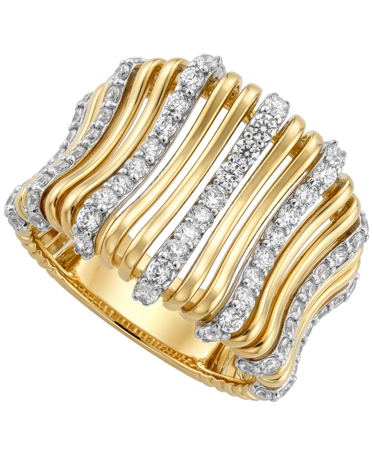 Click here for Macys Diamond Ring (1 ct. t.w.) in 10k Yellow Gold... prices
