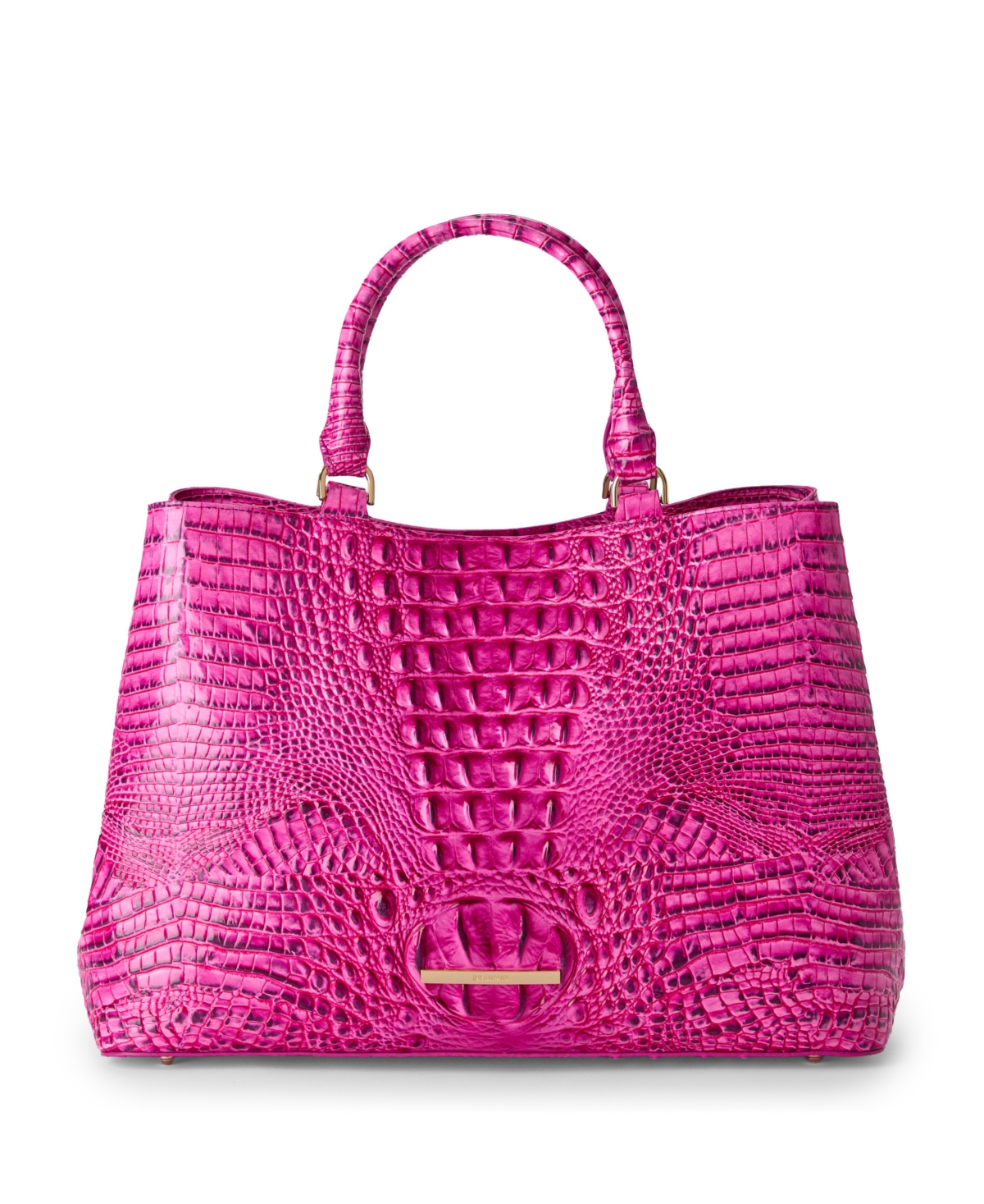 Click here for Brahmin Denise Large Leather Carryall Bag - Electr... prices