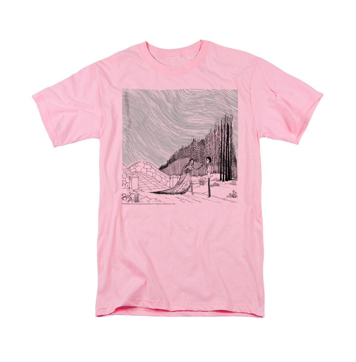 Click here for Corpse Bride Mens My Darling T Shirt - Pink prices