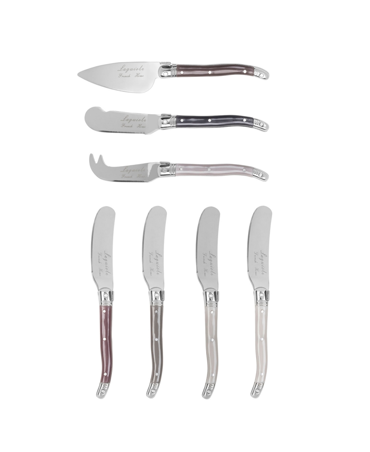 Click here for French Home Laguiole Cheese 7-Pc. Knife Spreader S... prices