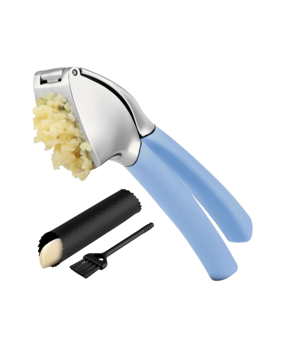 Click here for Garlic Press Comfort Grip with Peeler and Brush -... prices