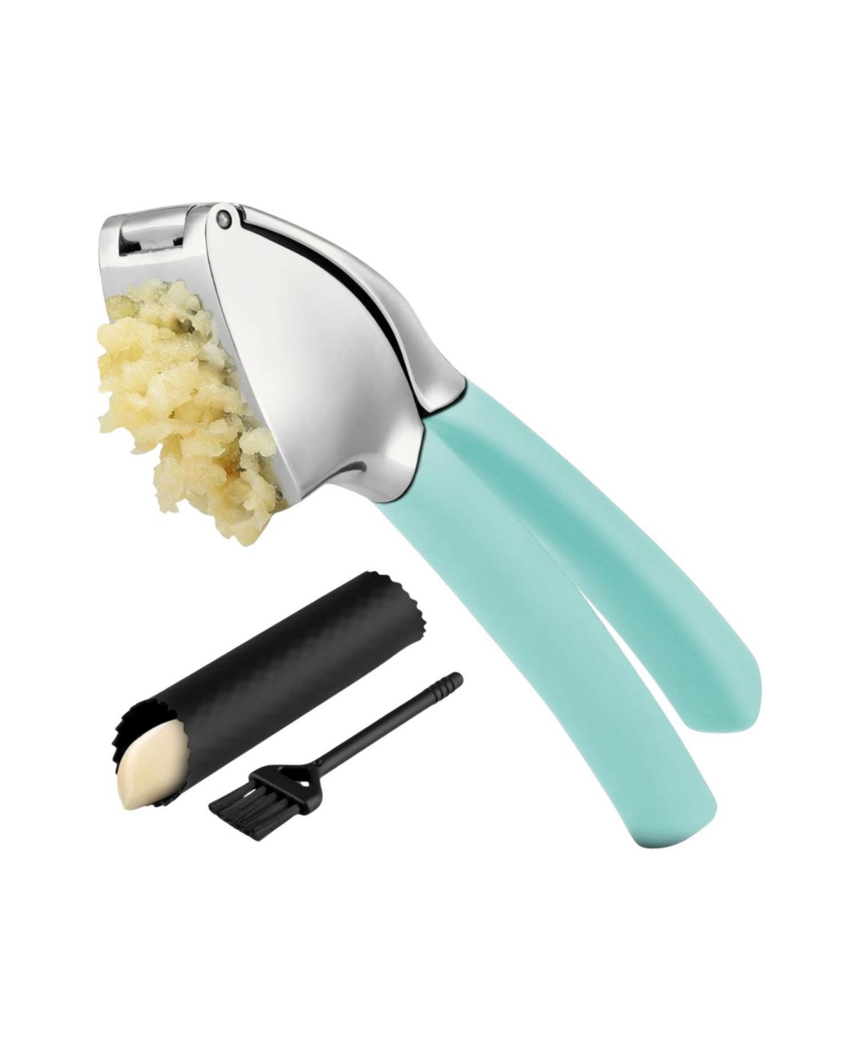 Click here for Garlic Press Comfort Grip with Peeler and Brush -... prices