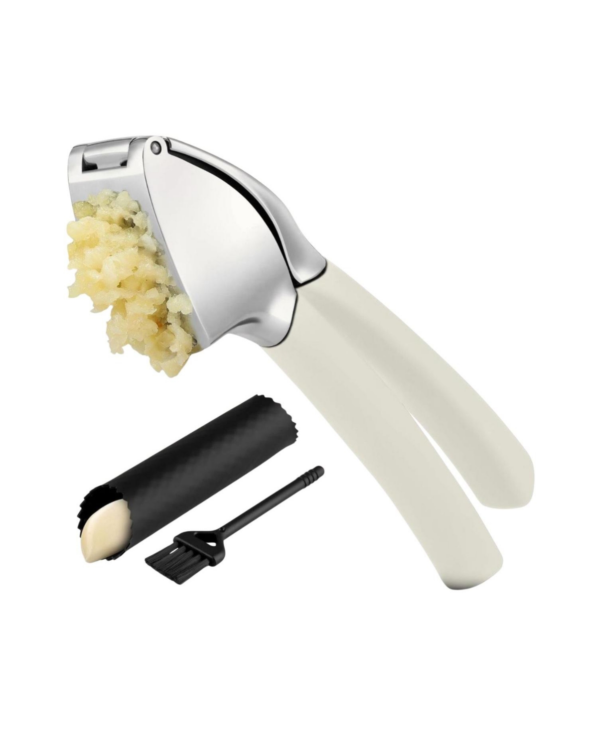 Click here for Garlic Press Comfort Grip with Peeler and Brush -... prices