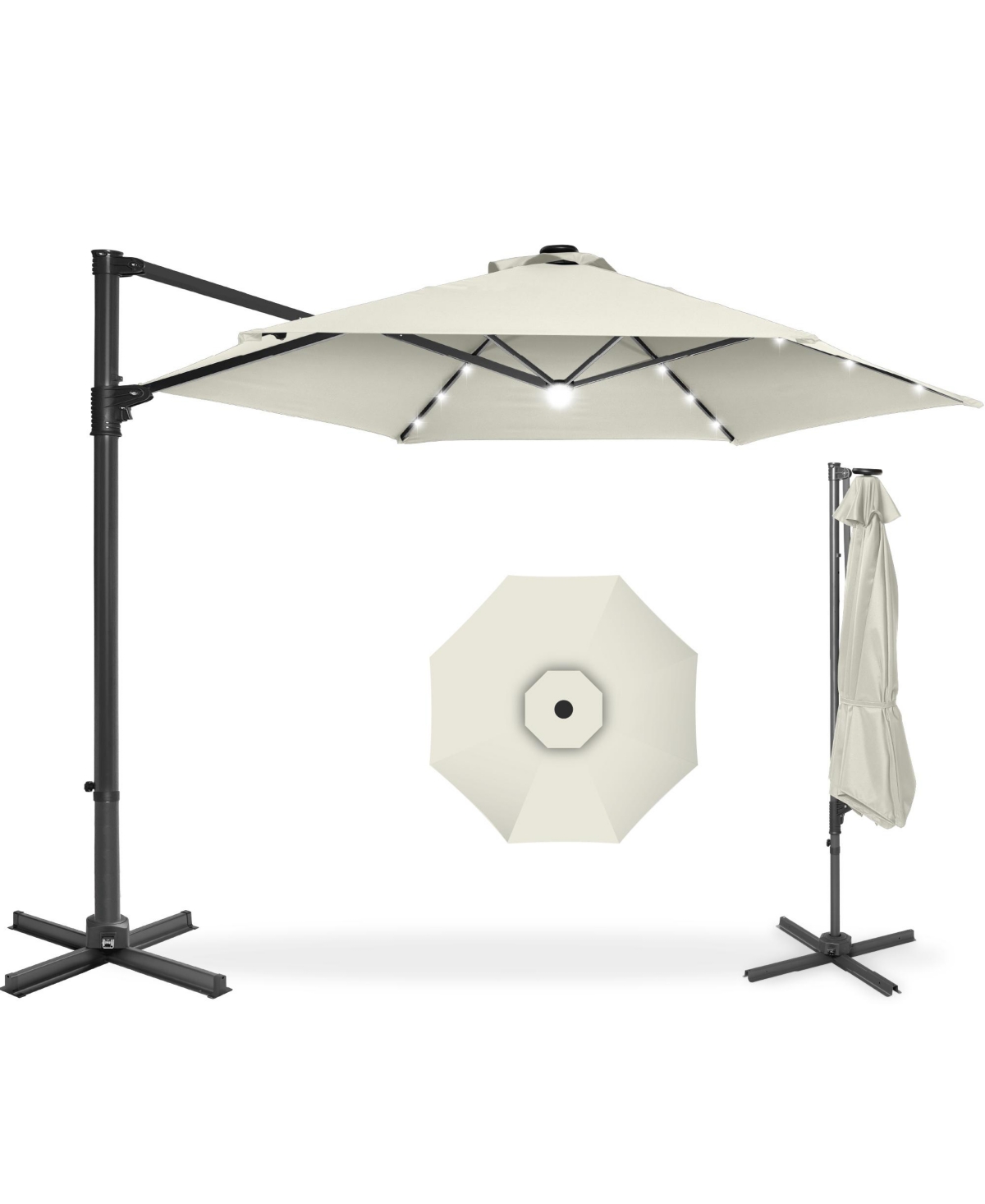 Click here for Best Choice Products 10ft 360° Rotating Canti... prices