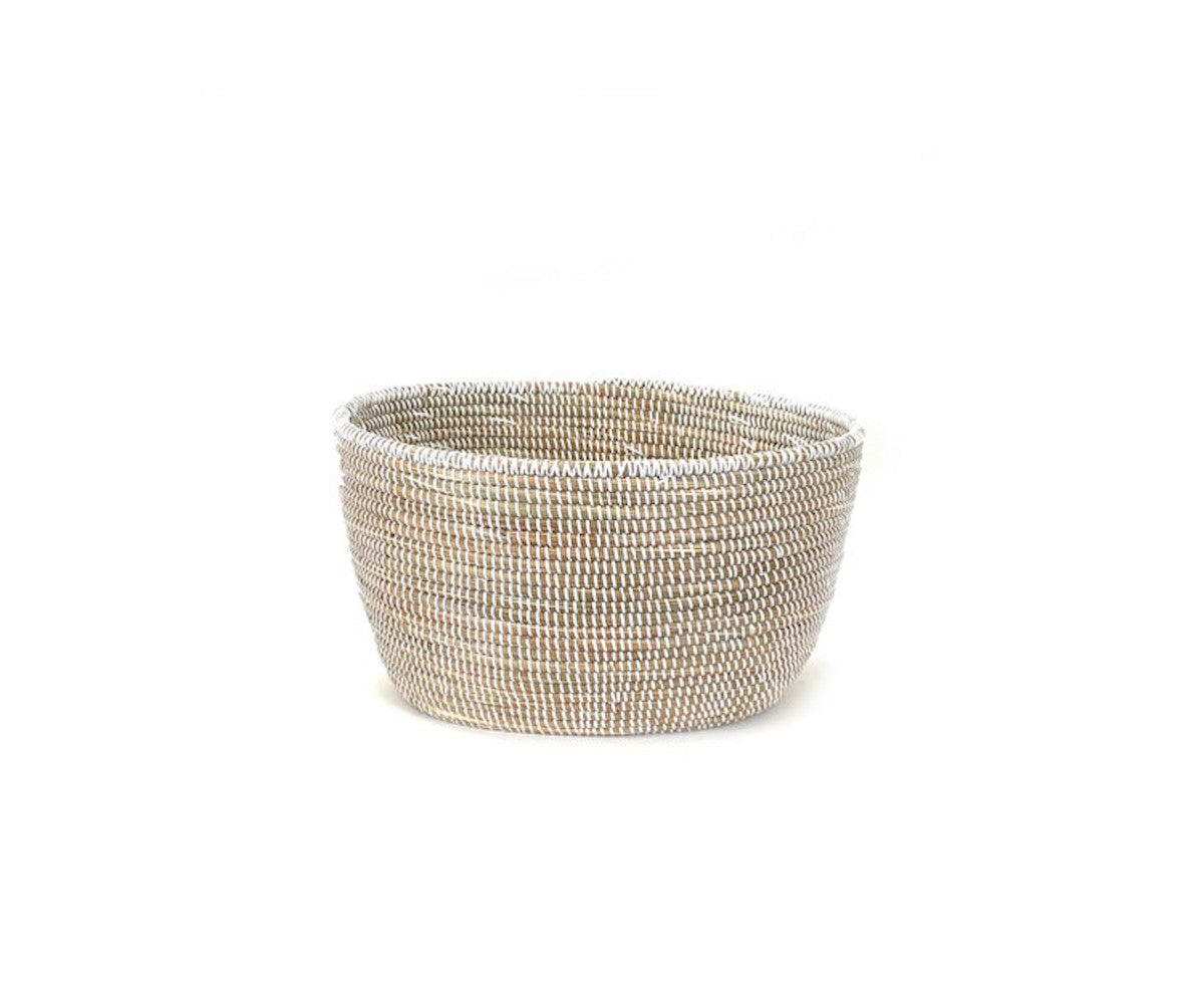 Click here for Mbare  Oval Basket - White prices