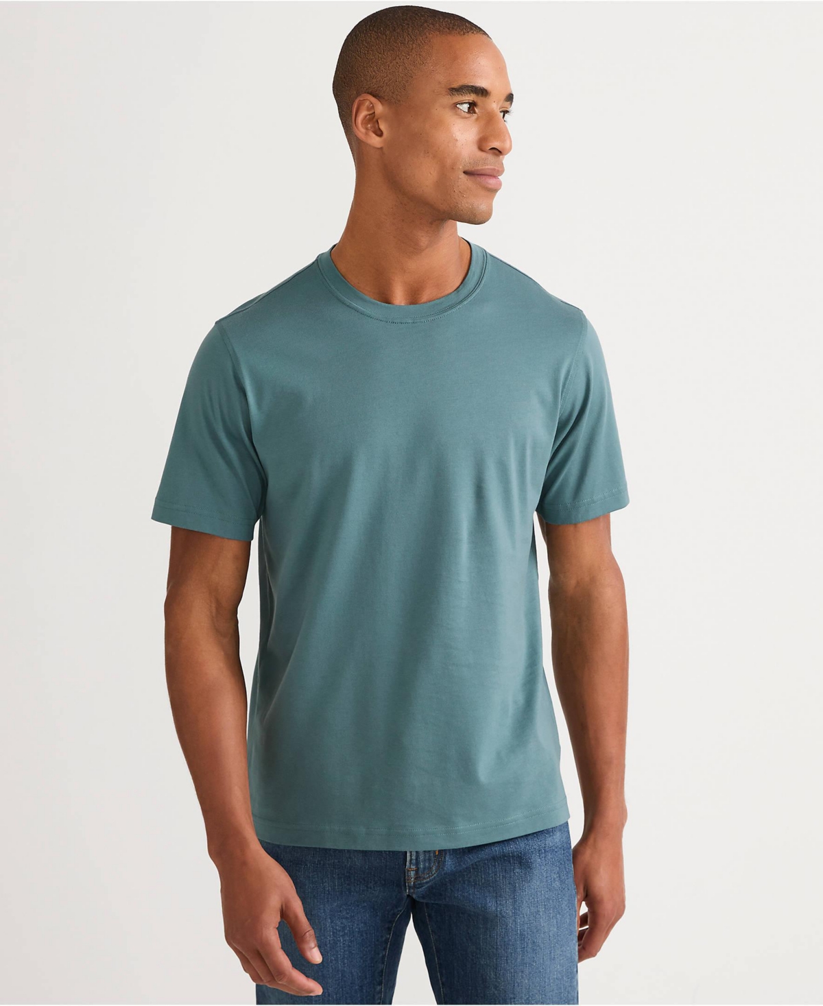 Click here for Lands End Mens Short Sleeve Cotton Supima Tee - To... prices