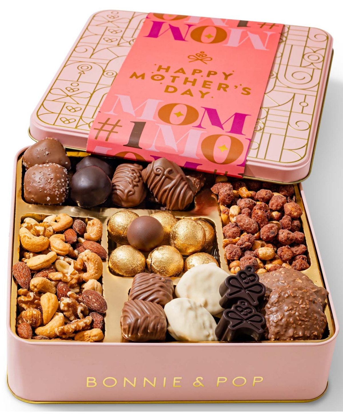 Click here for Bonnie & Pop Mothers Day Chocolate and Nut Box  29... prices