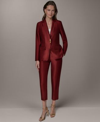 Click here for Donna Karan New York Womens One Button Novelty Bla... prices