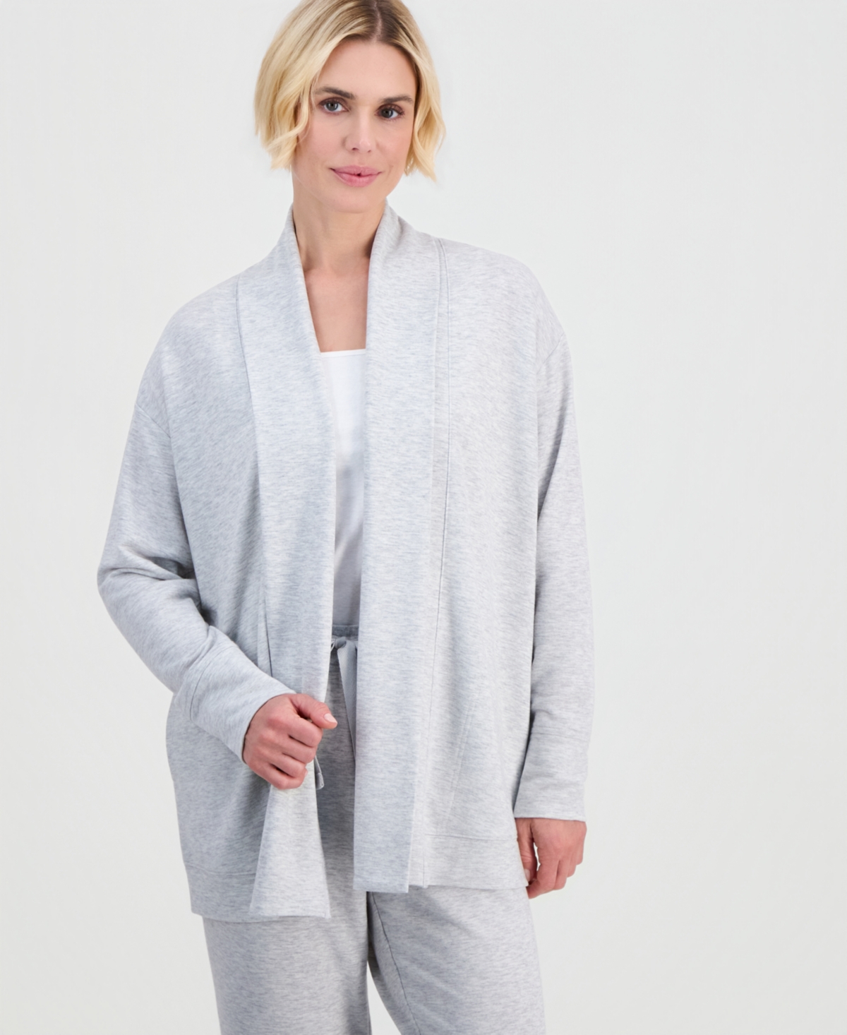Click here for Style & Co Petite LuxLounge French Terry Fleece Ca... prices